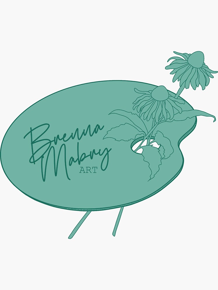 "Art logo" Sticker for Sale by brennaanderson0 | Redbubble