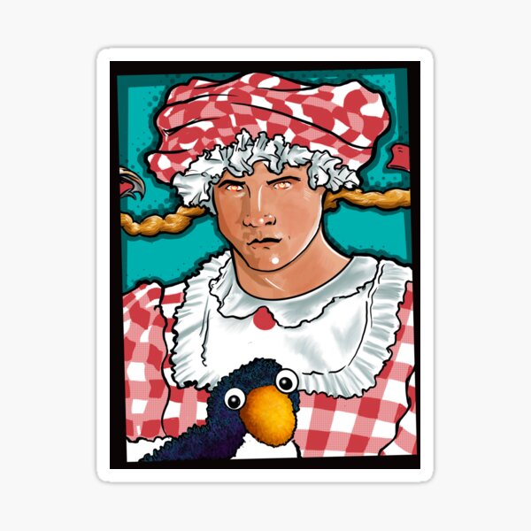 "Mr. Flibble" Sticker by TheHawksAerie | Redbubble