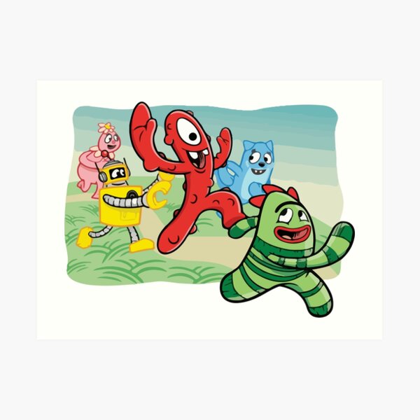 "Yo gabba gabba having fun" Art Print for Sale by Bonobofy | Redbubble
