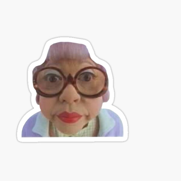 "Mrs Kwan from Cat in the hat! " Sticker by sqshmallowsart | Redbubble
