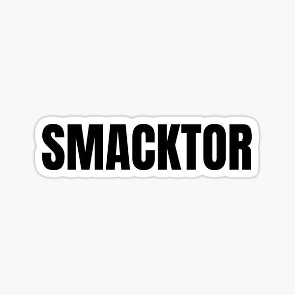 "Smacktor T-shirt, will smith slaps Chris Rock 2022 Osca.r" Sticker by ...