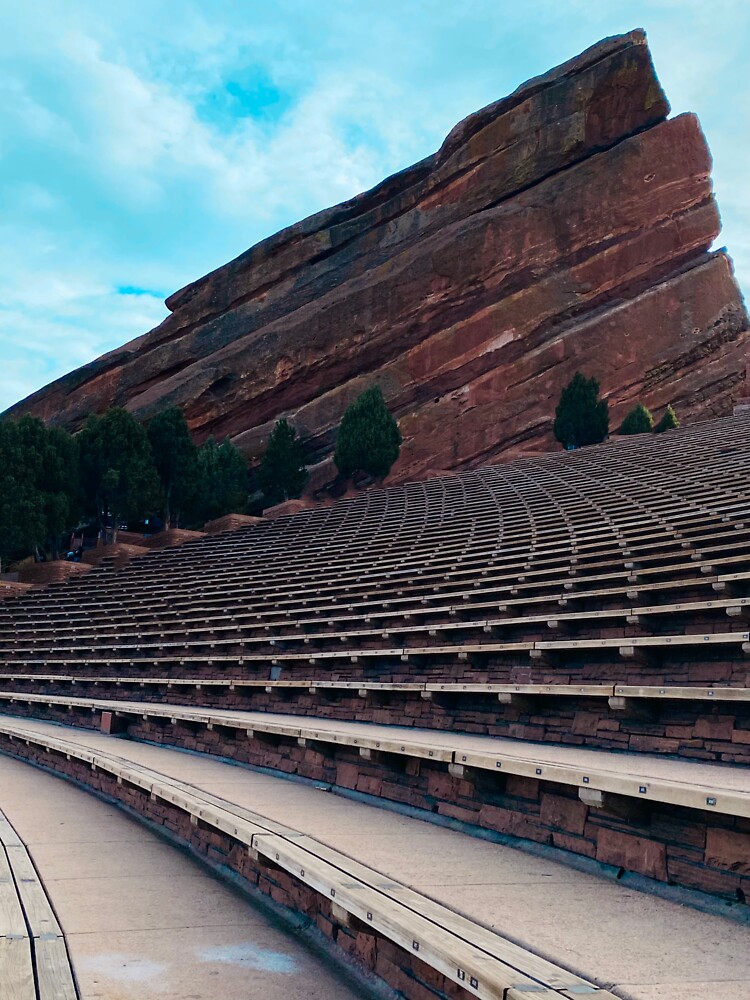 "Red Rocks Amphitheater" Sticker by LaurieUTK | Redbubble