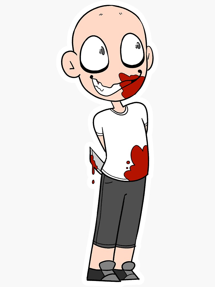 "Horror Chibi" Sticker by Spider-Burger | Redbubble