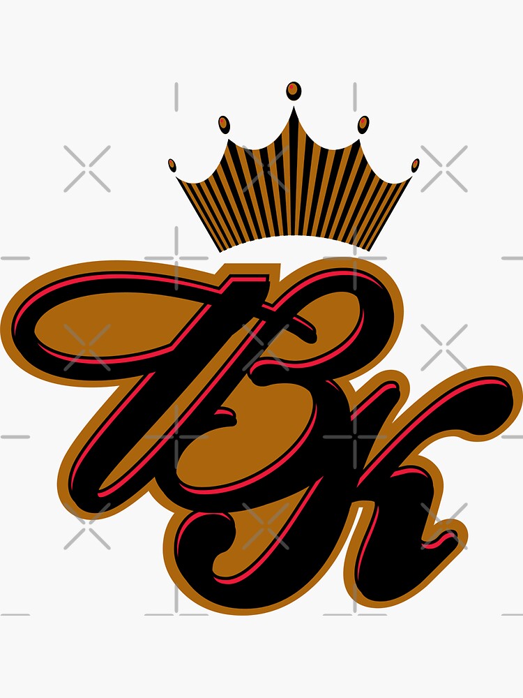 "BK CROWN" Sticker by bluebaby | Redbubble