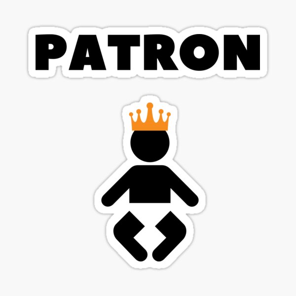 "Patron" Sticker for Sale by Puma-ink | Redbubble