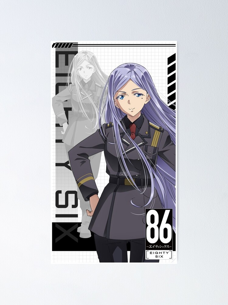 "Anju Ema - Eighty Six 86" Poster by elmerbright | Redbubble