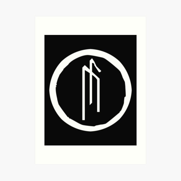 "runic sigil for inspiration within a circle" Art Print for Sale by ...