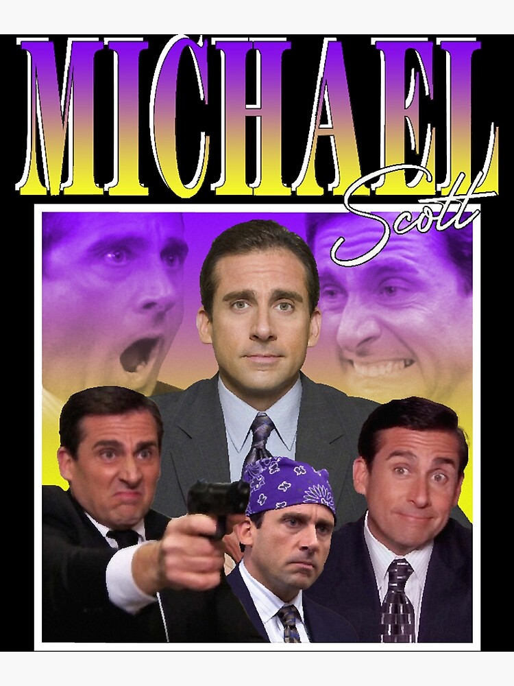 "Michael Scott " Poster for Sale by Christi-Dixon | Redbubble