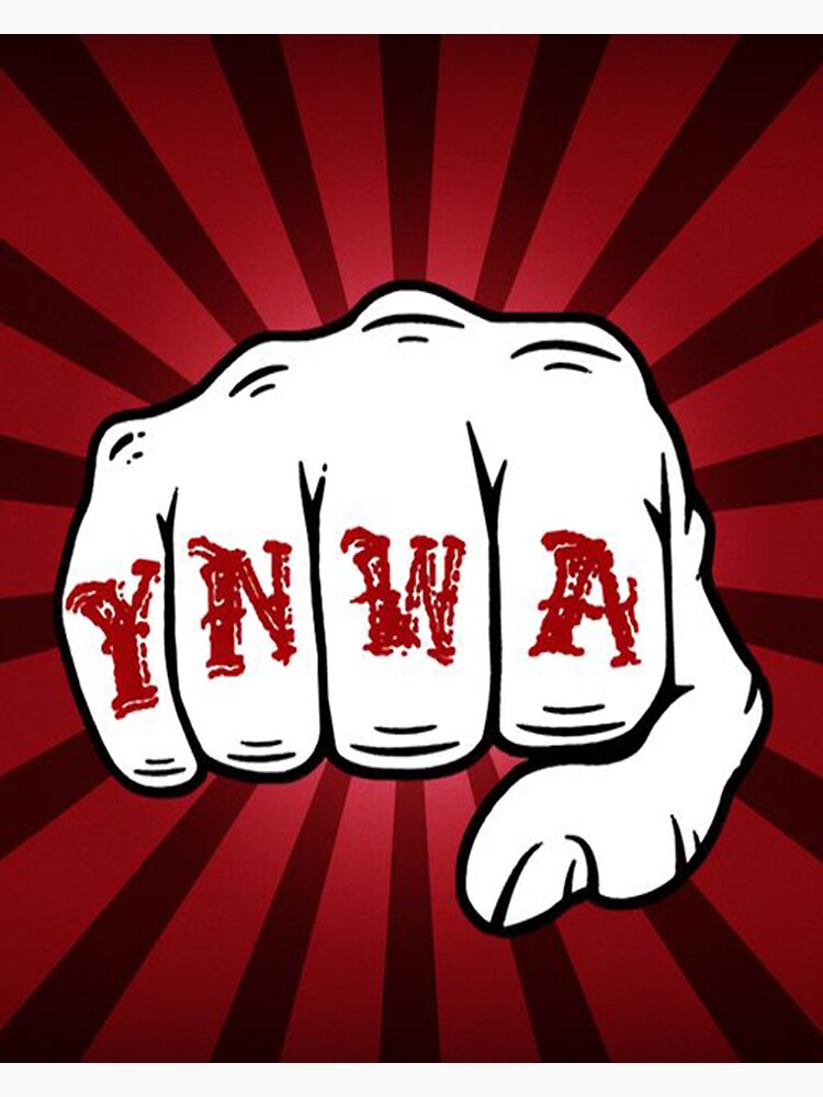 "YNWA" Sticker for Sale by kuwuudin | Redbubble
