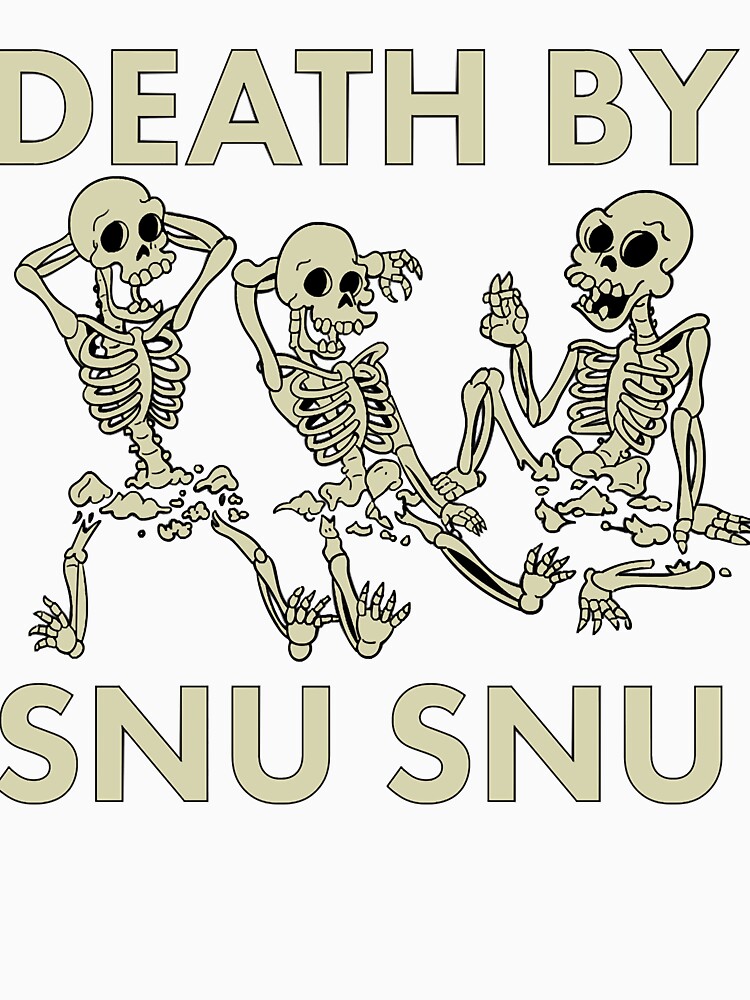 "Men Women Death By Snu Snu Premium Vintage Photograp" T-shirt for Sale ...
