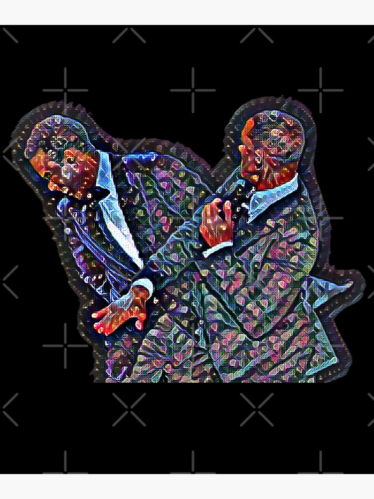 "Will Smith Smacks Chris Rock Sticker" Poster by VBRIdesings | Redbubble