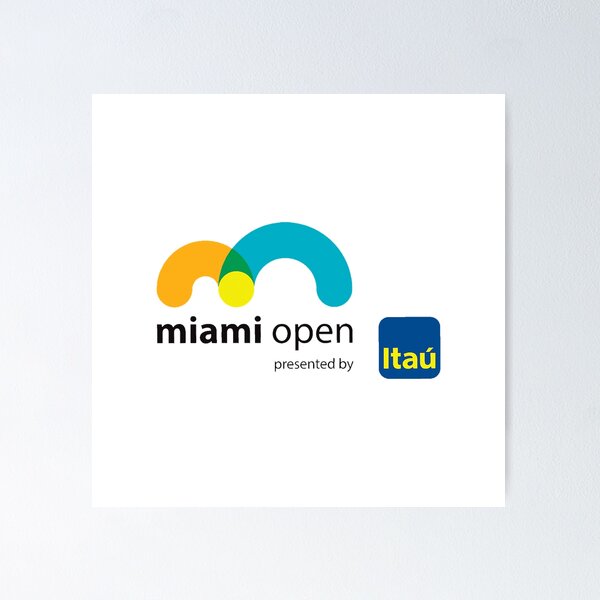 "Miami Open | Logo | Tennis Present" Poster for Sale by Abra Kabra ...