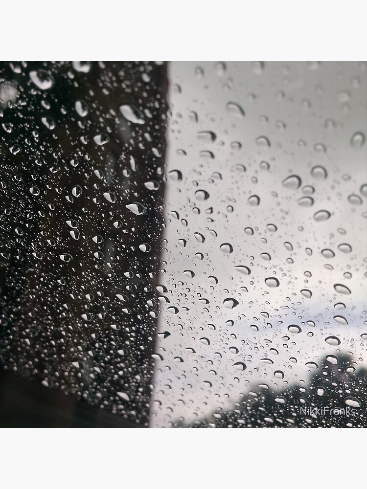 "Rain drops" Sticker for Sale by NikkiFranks | Redbubble