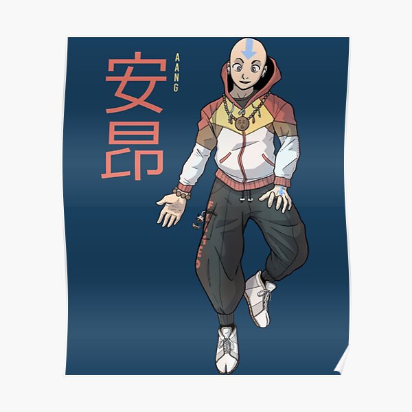 Modern Aang Poster For Sale By Batupahatcreas Redbubble