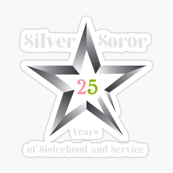 Pegatina «Silver Soror - 25 años de hermandad y servicio | también ...