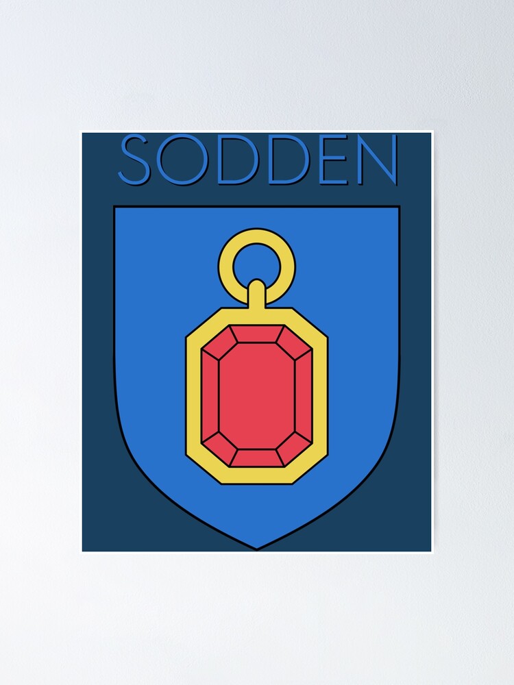 "Sodden Coat of Arms Heraldry Sigil Emblem - The Witcher " Poster for ...