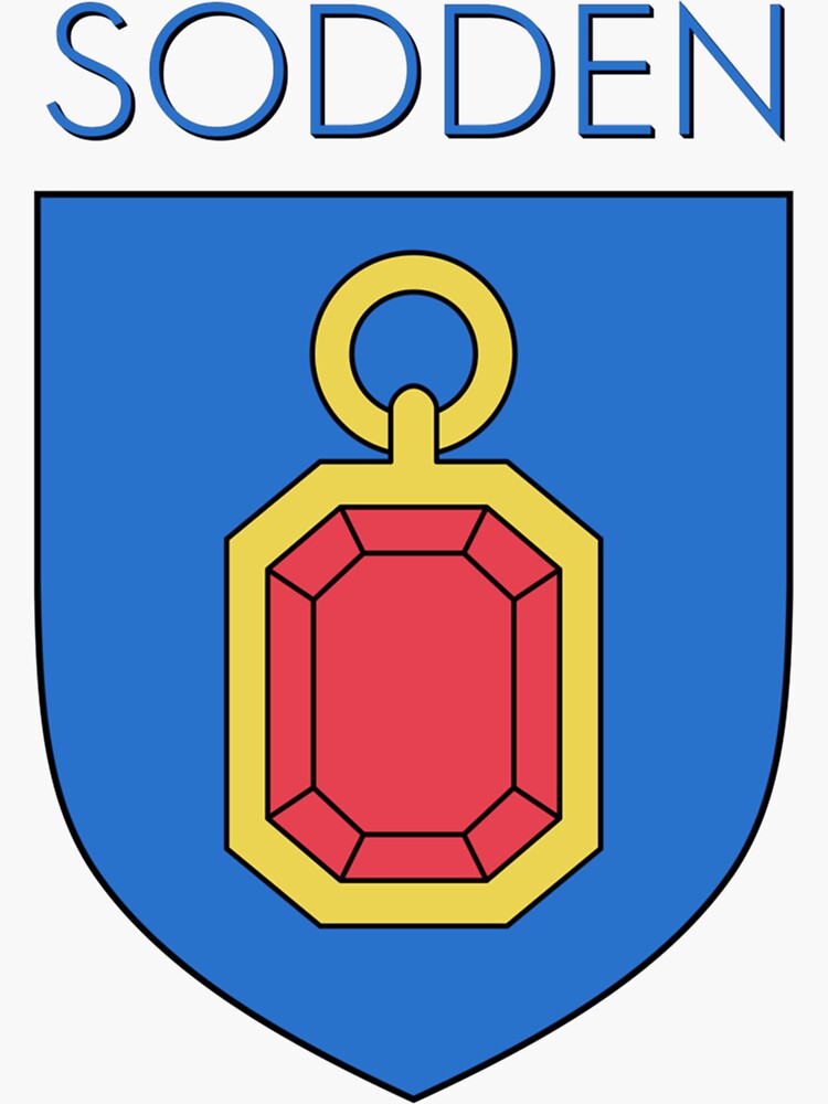 "Sodden Coat of Arms Heraldry Sigil Emblem - The Witcher " Sticker by ...