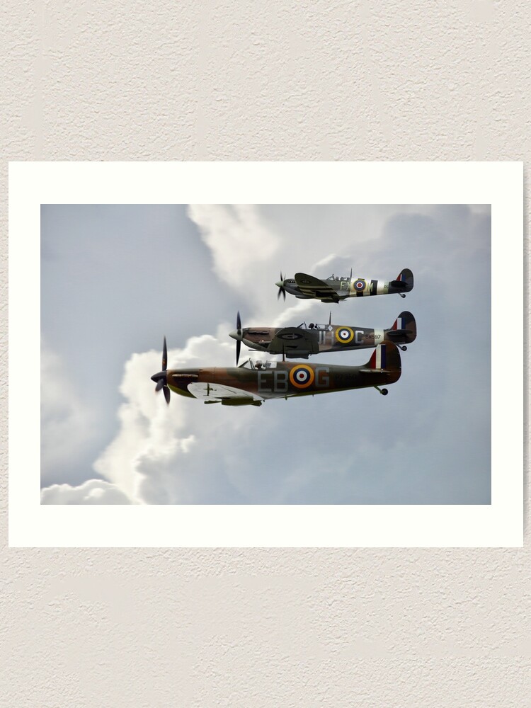 "Super Spitfires " Art Print by aviationart | Redbubble