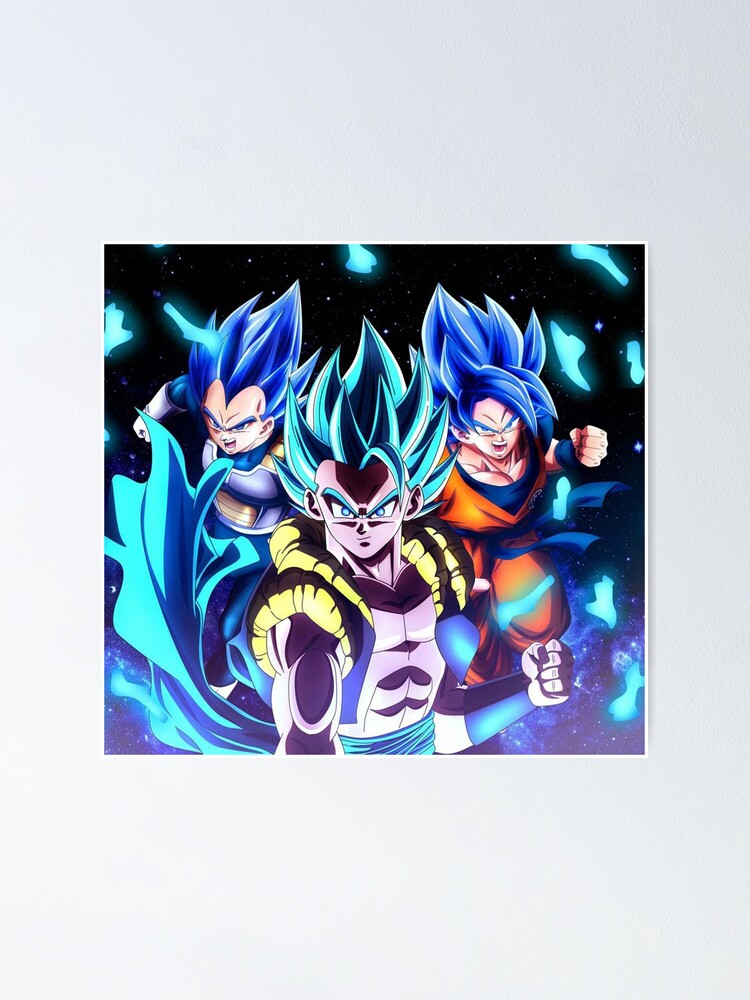 "goku and vegeta and gogeta" Poster by dilorenzoiren | Redbubble