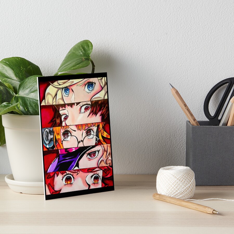 "P5/p5r cut-in fanart" Art Board Print by Kameron-Haru | Redbubble
