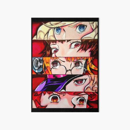 "P5/p5r cut-in fanart" Art Board Print by Kameron-Haru | Redbubble