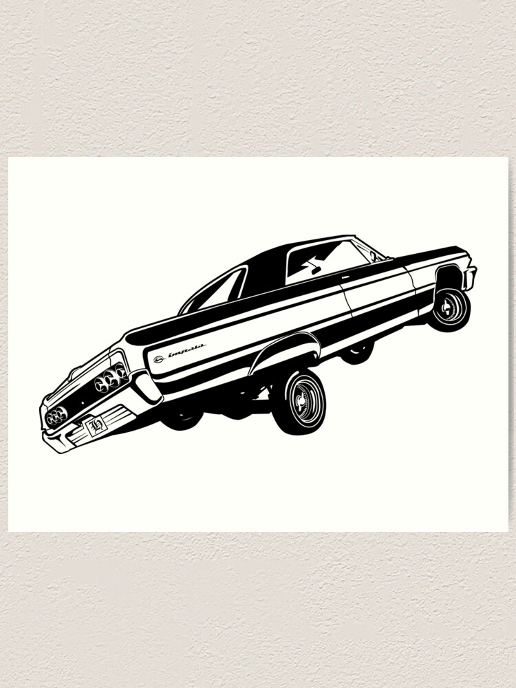 Lowrider 64 Impala Drawings