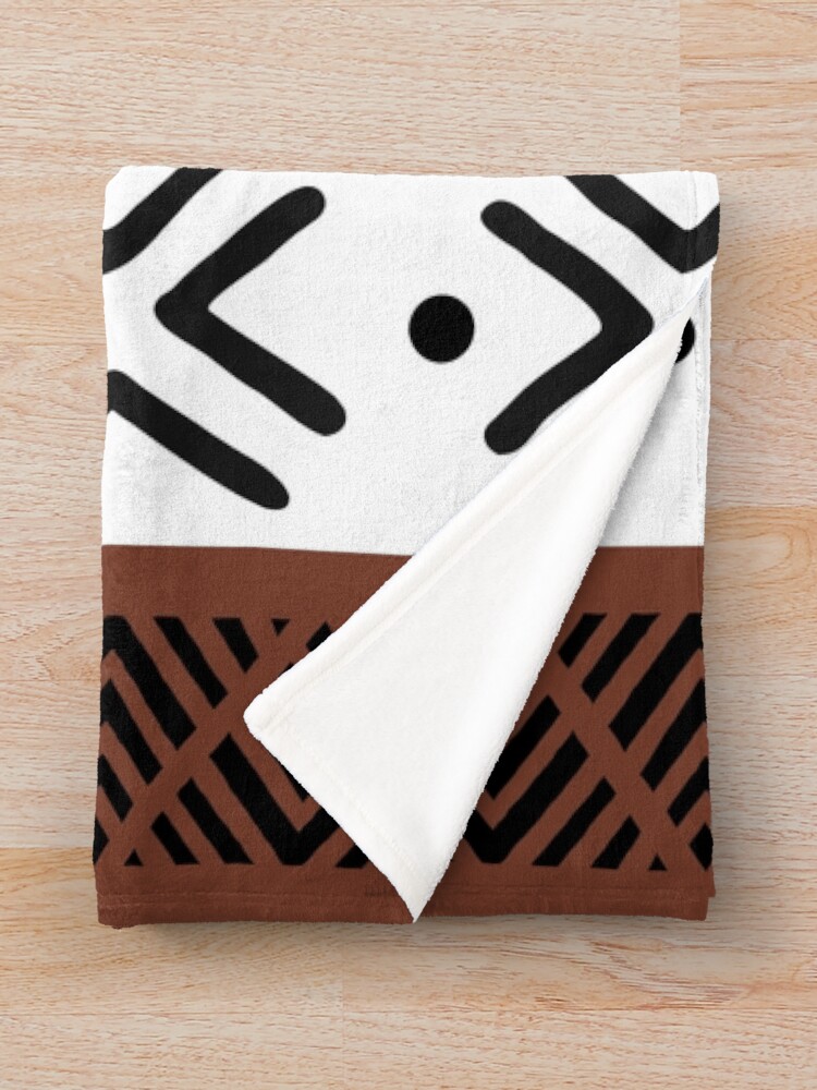 "African Tribal Bogolan Pattern" Throw Blanket for Sale by funkyvibes ...