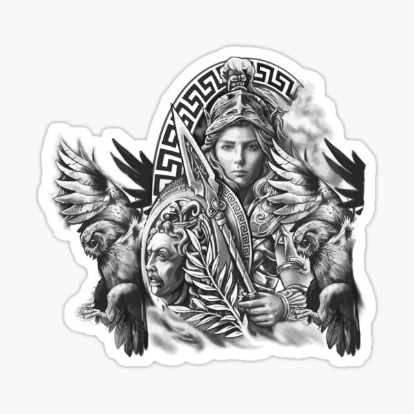 "Athena" Sticker by IVTtech | Redbubble