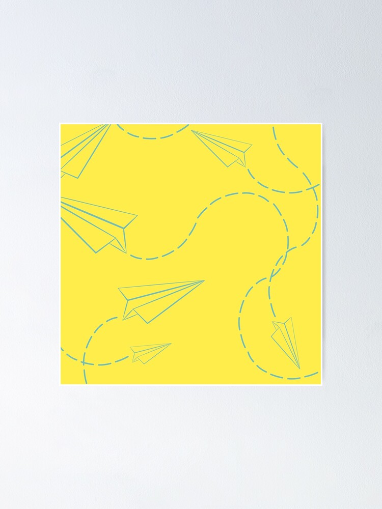 "High Contrast Paper Airplanes" Poster for Sale by chayse-holden ...