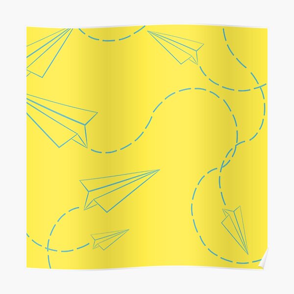 "High Contrast Paper Airplanes" Poster for Sale by chayse-holden ...