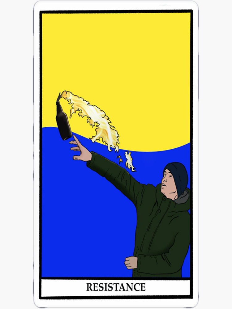 "Saint Javelin " Sticker for Sale by FunnnyPalmTees | Redbubble