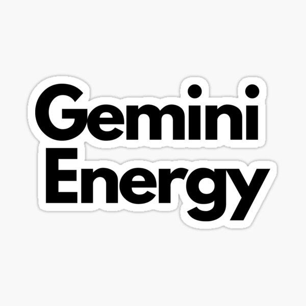"Gemini Energy" Sticker by TarotNessa | Redbubble