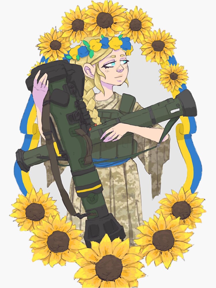 "Saint Javelin" Sticker by FunnnyPalmTees | Redbubble