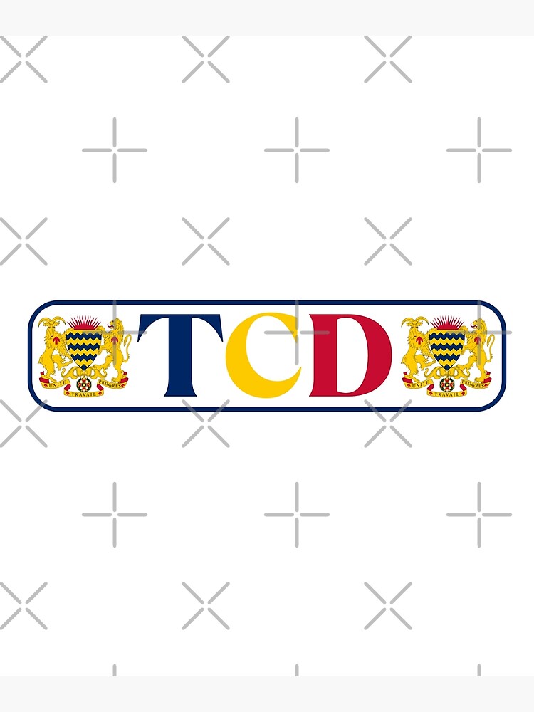 "TCD 3 Letter Code Chad" Poster for Sale by FedSherDesign | Redbubble