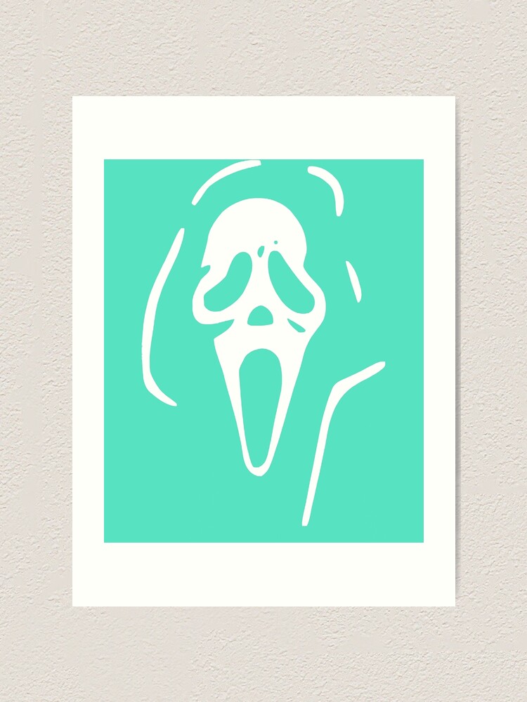 "Scream Ghost Face" Art Print for Sale by TwichFivening | Redbubble