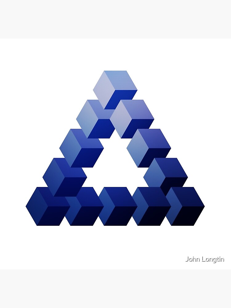 "The Impossible Triangle" Poster for Sale by John Longtin | Redbubble