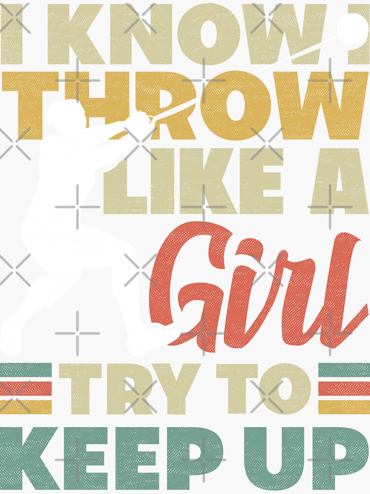 "Track and Field Hammer Throwing Female Thrower" Sticker by ...