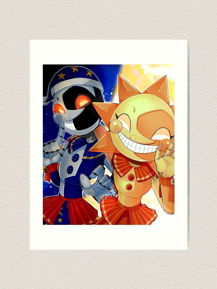 "SunDrop and MoonDrop FNAF Security Breach" Art Print by estherlitwines ...