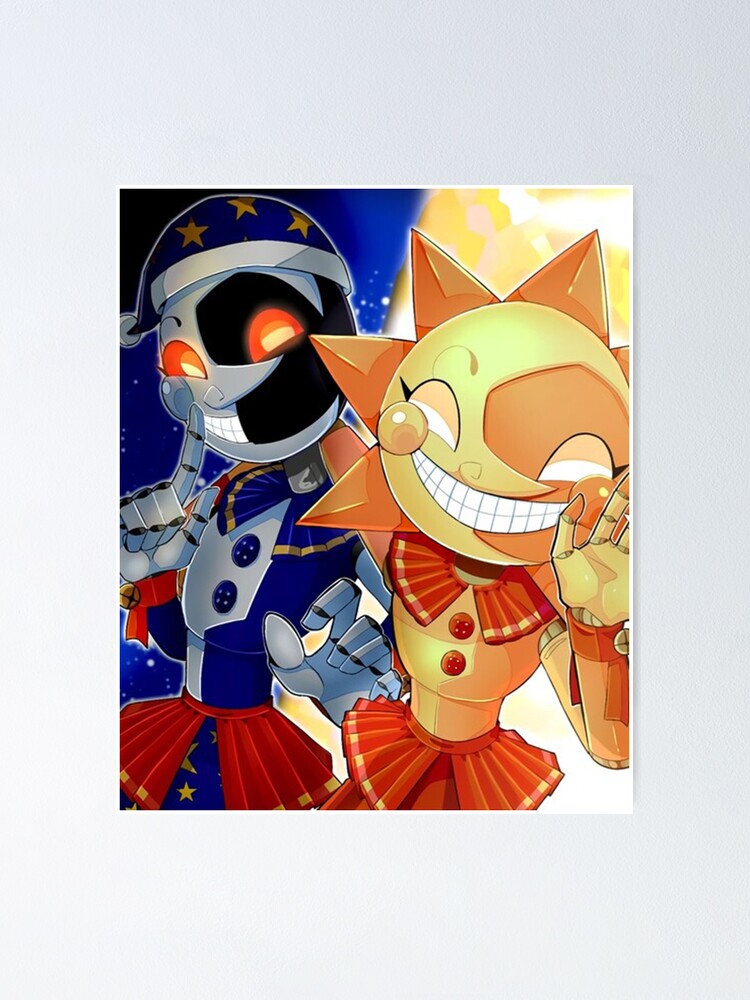 "SunDrop and MoonDrop FNAF Security Breach" Poster by estherlitwines ...