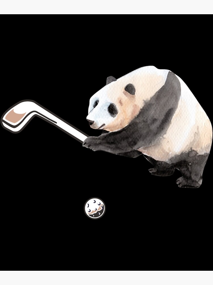 "Golfing animals Cool Panda Playing Golf " Poster for Sale by ...