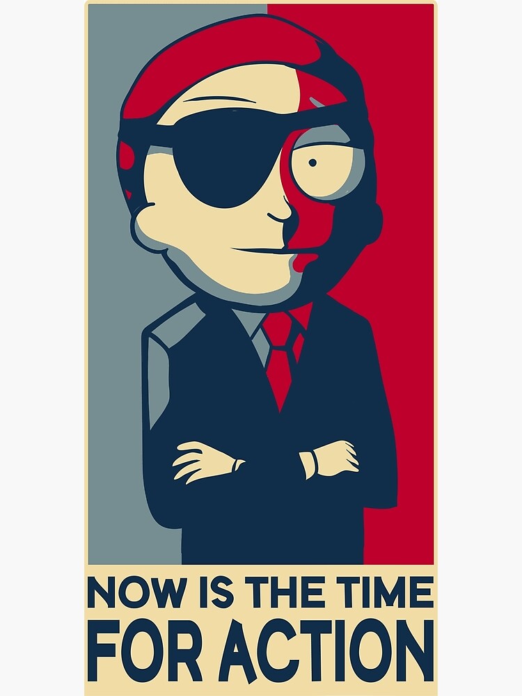 Póster «EVIL MORTY - AHORA ES EL MOMENTO DE LA ACCIÓN» de ...