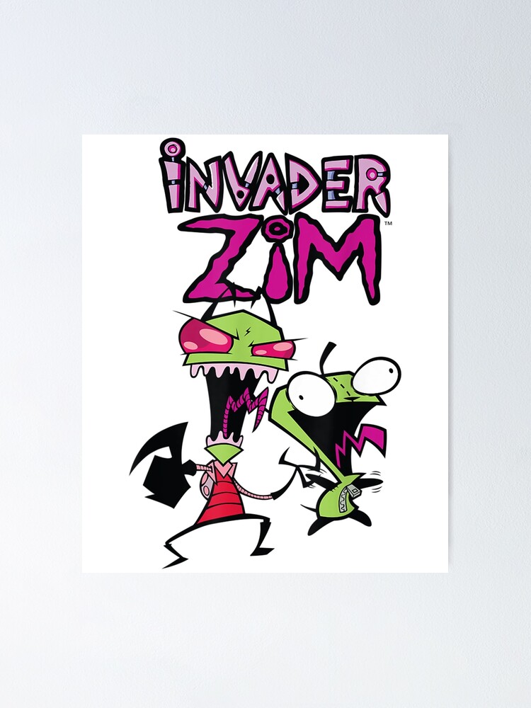 "Nickelodeon Invader Zim and Gir" Poster by AririMolaer | Redbubble