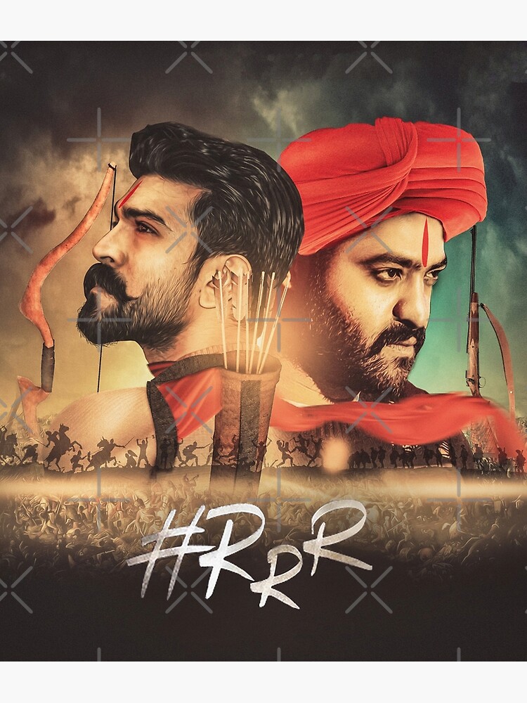 "Rama Rao And Ram Charan RRR Movie" Poster by VWKLAS | Redbubble