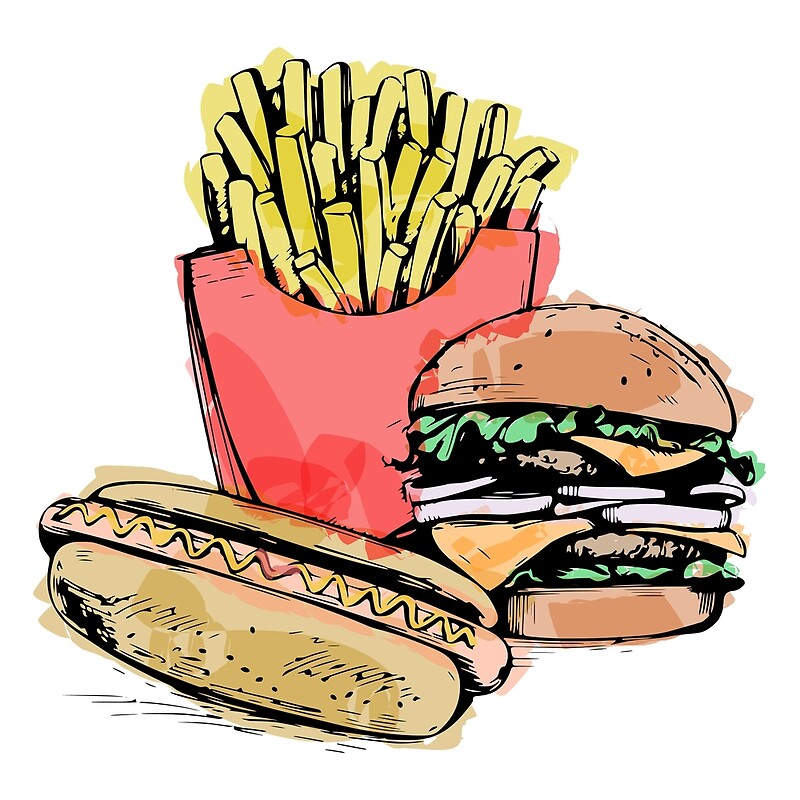 "Fast Food Art" by StoleBalkan | Redbubble
