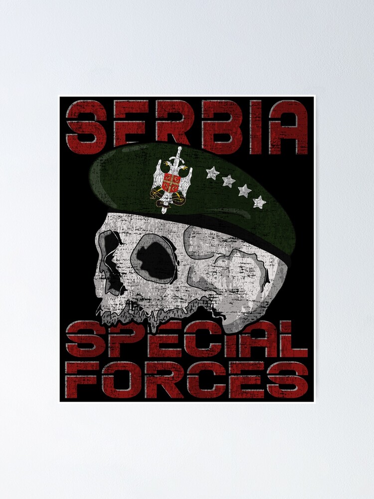 "Serbia Special Anti-Terrorist Serbian Special Forces CAJ #2001" Poster ...