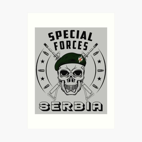 "Serbia Special Anti-Terrorist Serbian Special Forces CAJ #2002" Art ...