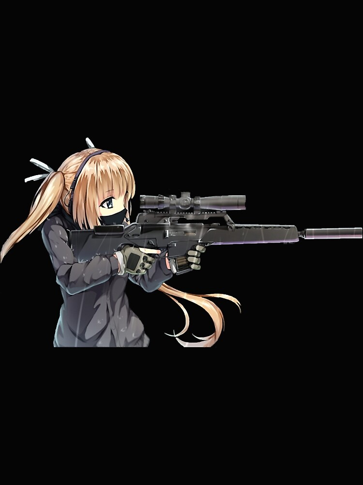 "Anime Gun, Anime Firearm Weapon Girls with guns Character, Firearm ...