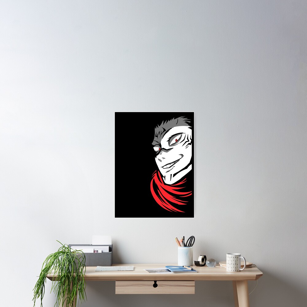 "Sukuna Gambare Gambre" Poster for Sale by ArtoCharlie | Redbubble