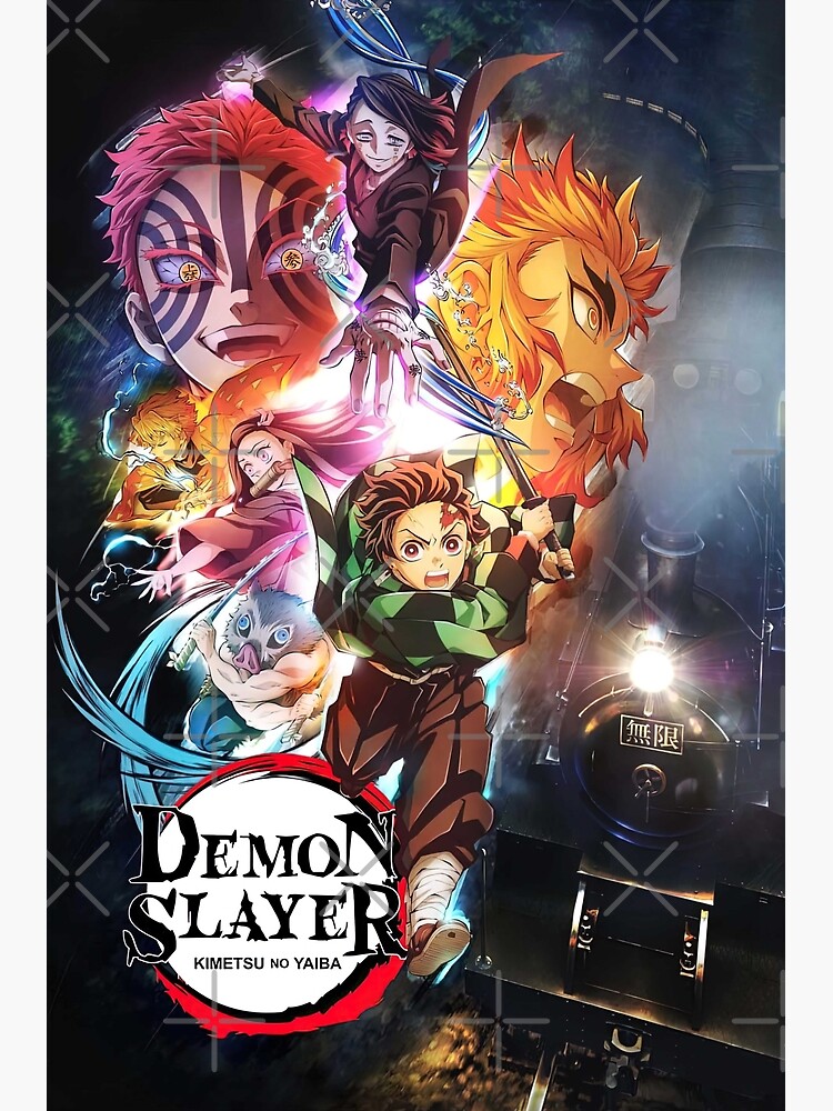 " Demon Slayer Movie Mugen Train Poster - Demon Slayer - Kimetsu No ...