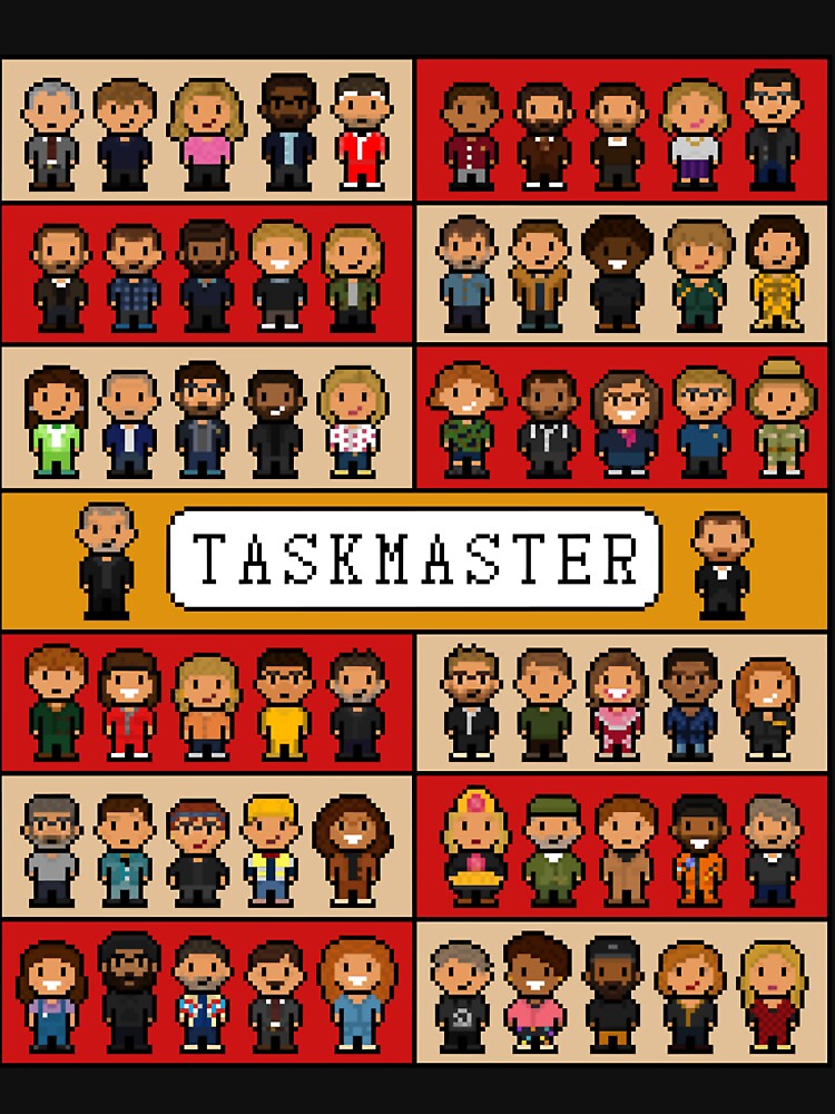 "Pixel Art Taskmaster display. Essential" Essential T-Shirt for Sale by TiBarkerr | Redbubble